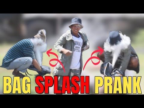 BAG SPLASH PRANK "PUBLIC PRANK" SAPUL SA MUKHA - YouTube