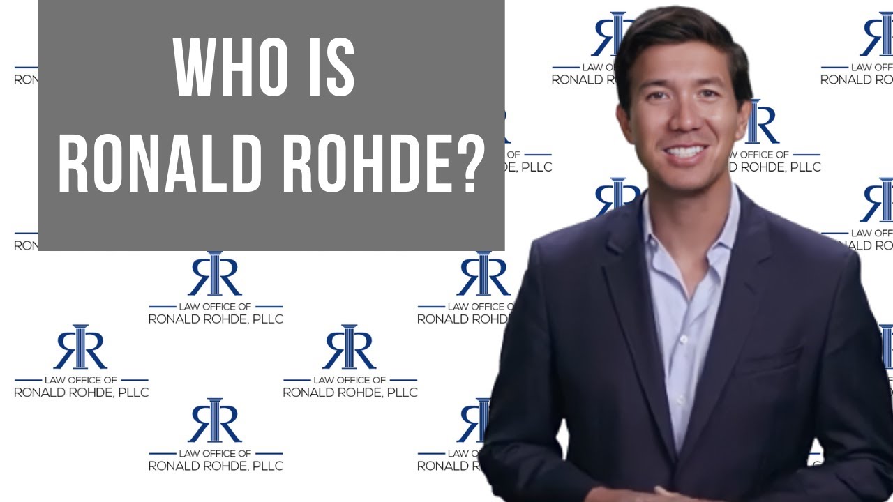 Who is Ronald Rohde Law? - YouTube