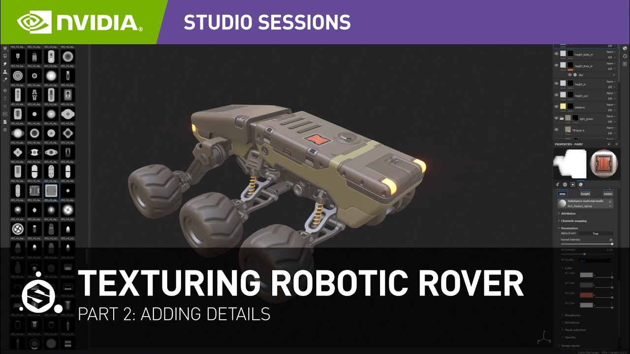 Realistic Texturing in Substance Painter w/ Jonas Ronnegard: Robotic ...