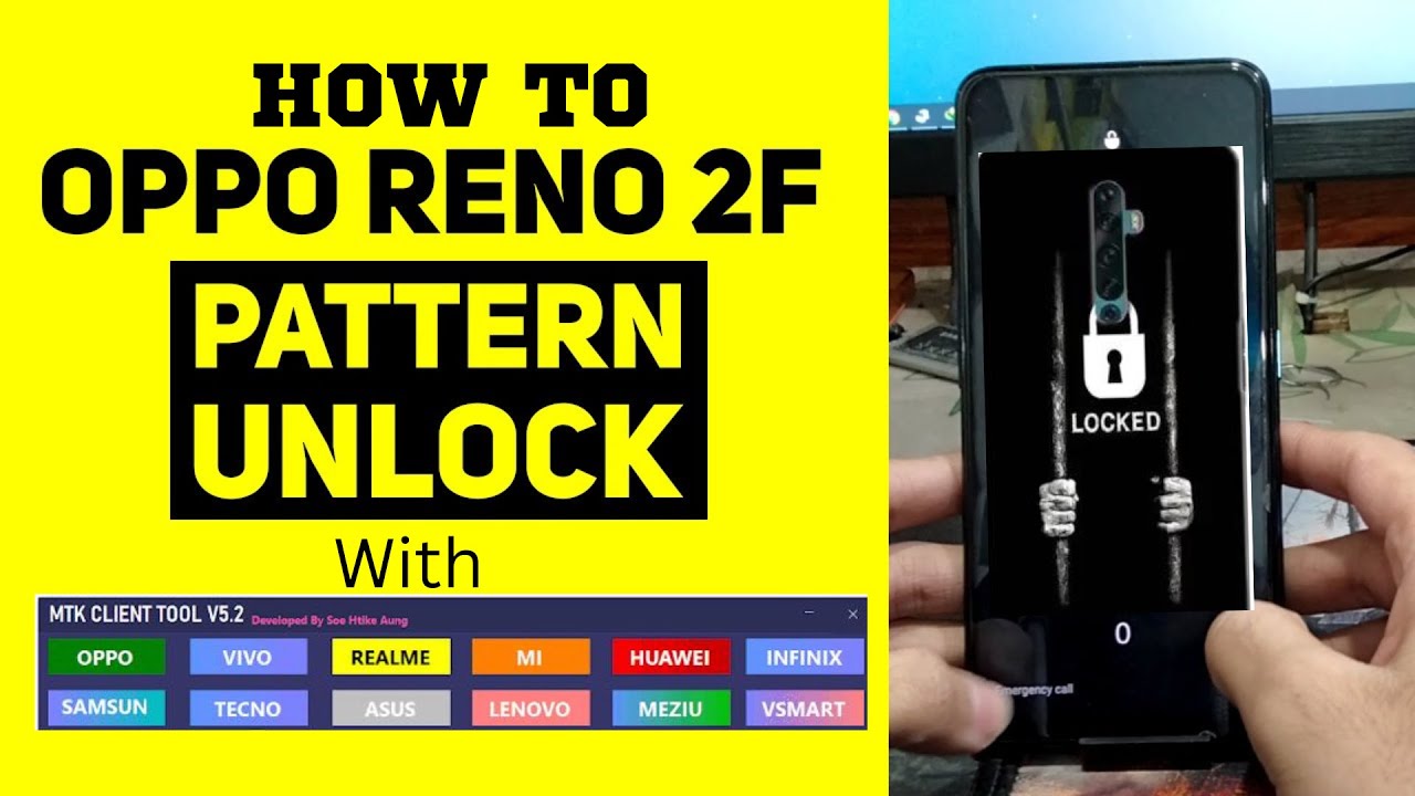Oppo Reno2 F Pattern Lock 🔒 Password Remove | Oppo Reno 2F CPH1989 Hard ...
