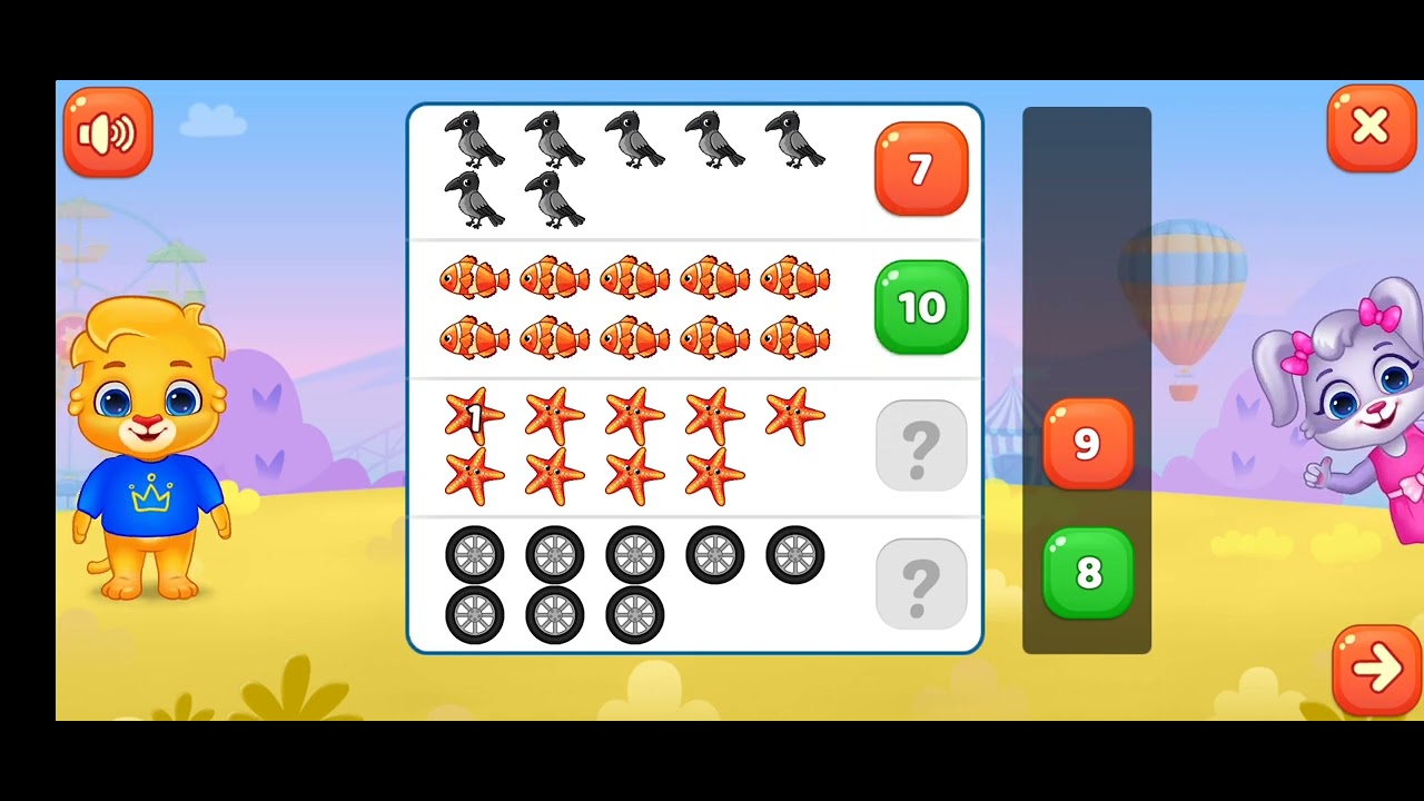 #match the number with picture #match #picture #learning ...