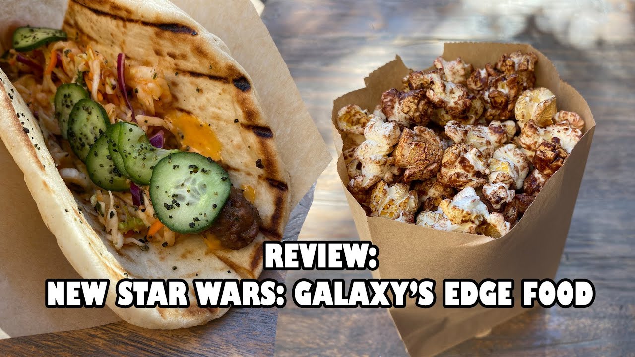 Reviewing The NEW Food at Star Wars: Galaxy's Edge - YouTube