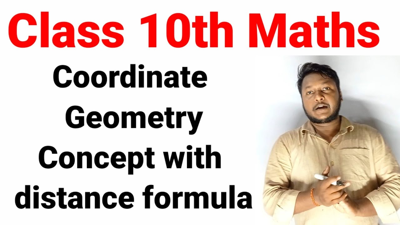 Class 10th Coordinate geometry concept of distance formula with ...