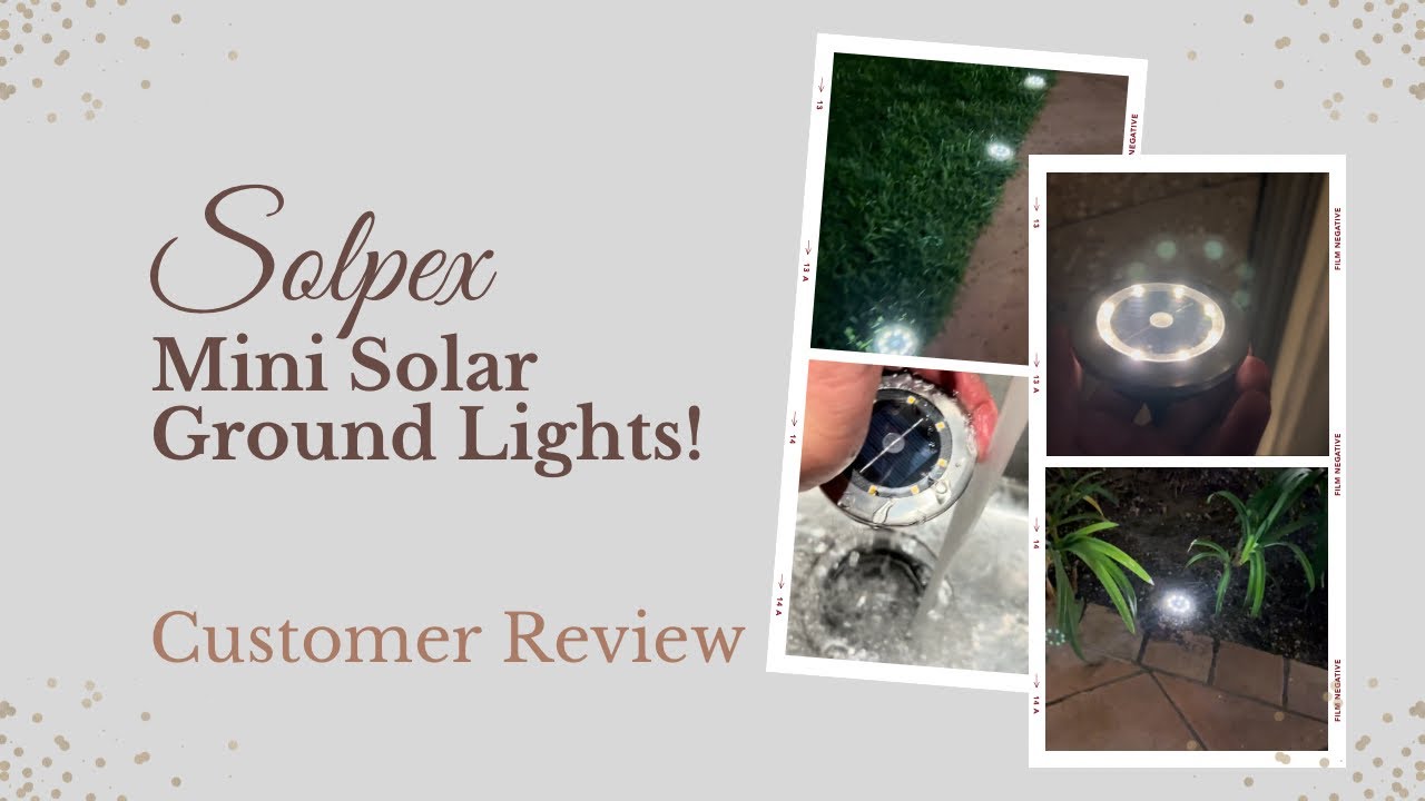 Transform Your Outdoor Space with SOLPEX Mini Solar Lights - Easy ...