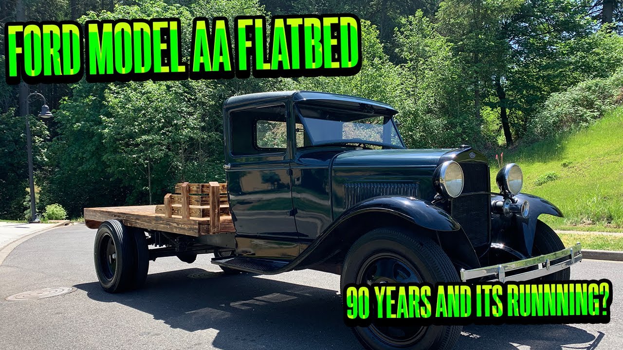 Ford Model AA Flatbed! Still Running After 90 years later! - YouTube