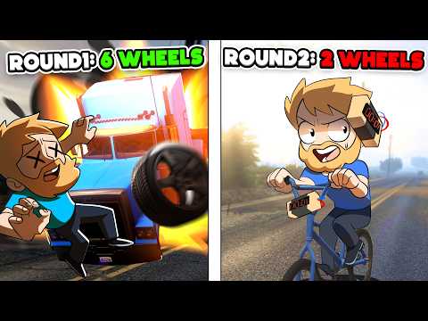 Bomb Tag, But Every Time You Explode Your Car Loses Wheels!