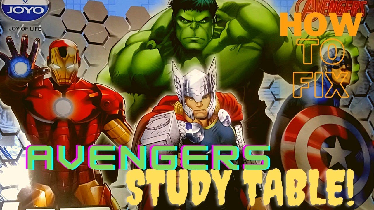 Unboxing Children Avengers Study Table@Aashish Kids Channel - YouTube