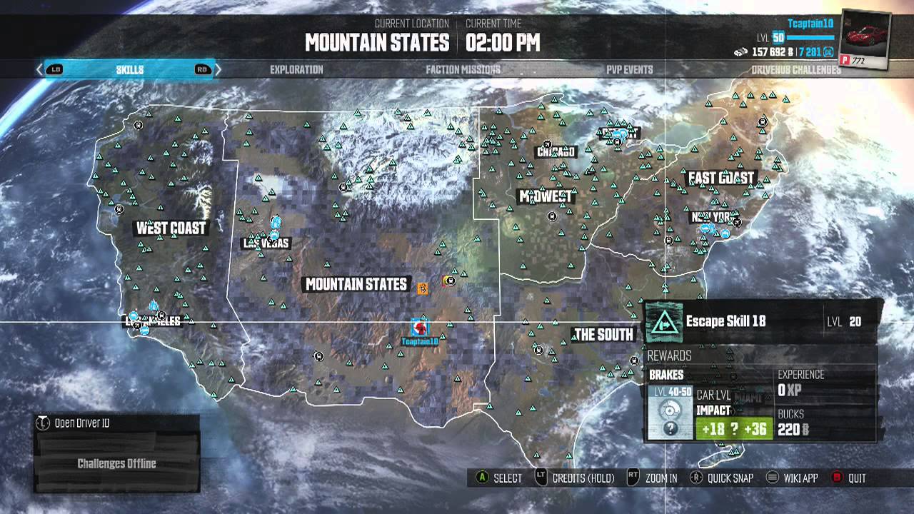 The Crew Tips And Tricks Part 1: Map Exploration - YouTube