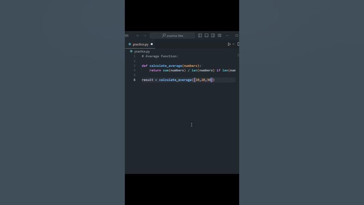 Average Function Python Pythonprogrammingcodinglearnpython Pythonforbeginners Youtube 