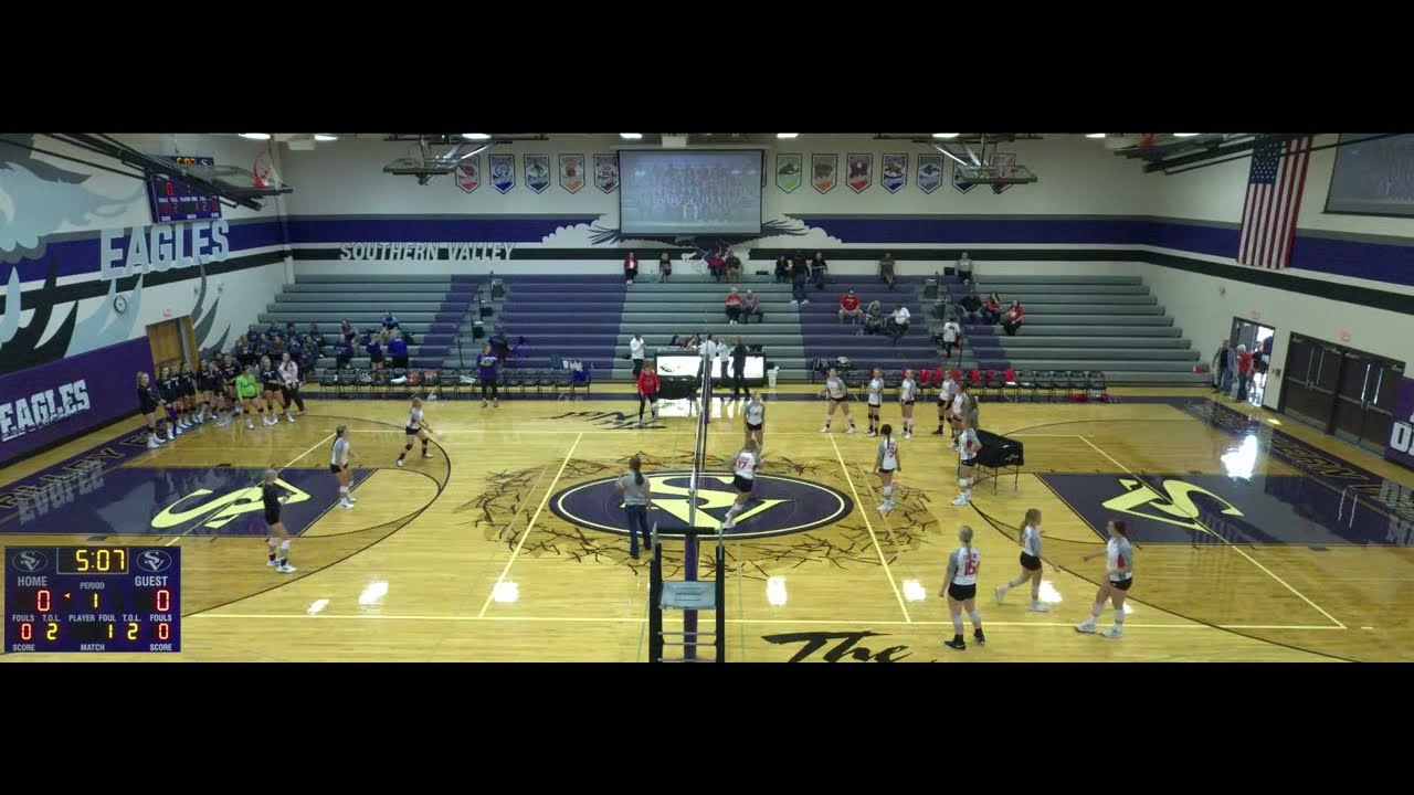 Southern Valley vs. Sutherland High Varsity Womens' Volleyball - YouTube