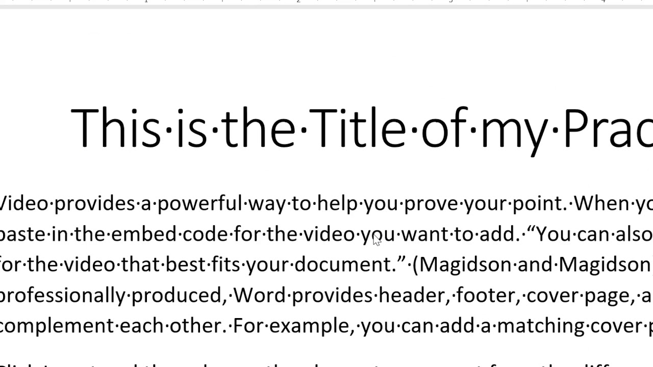 Creating Citations and a Bibliography in Word (Word Module 2 Lab 1 Part ...