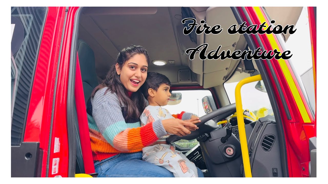 Fun at the Fire Station! 🚒 Kids' Open Day Adventure | Indians in ...