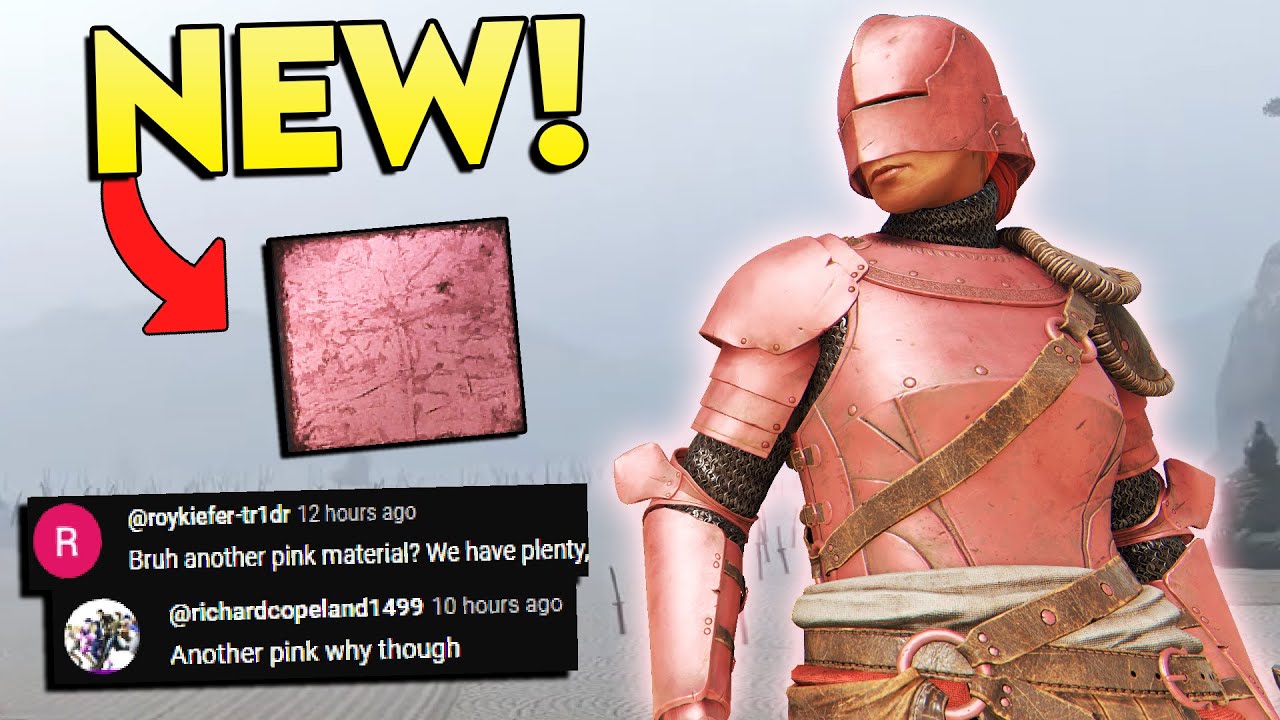 ANOTHER *NEW* Pink Material?! | For Honor - YouTube