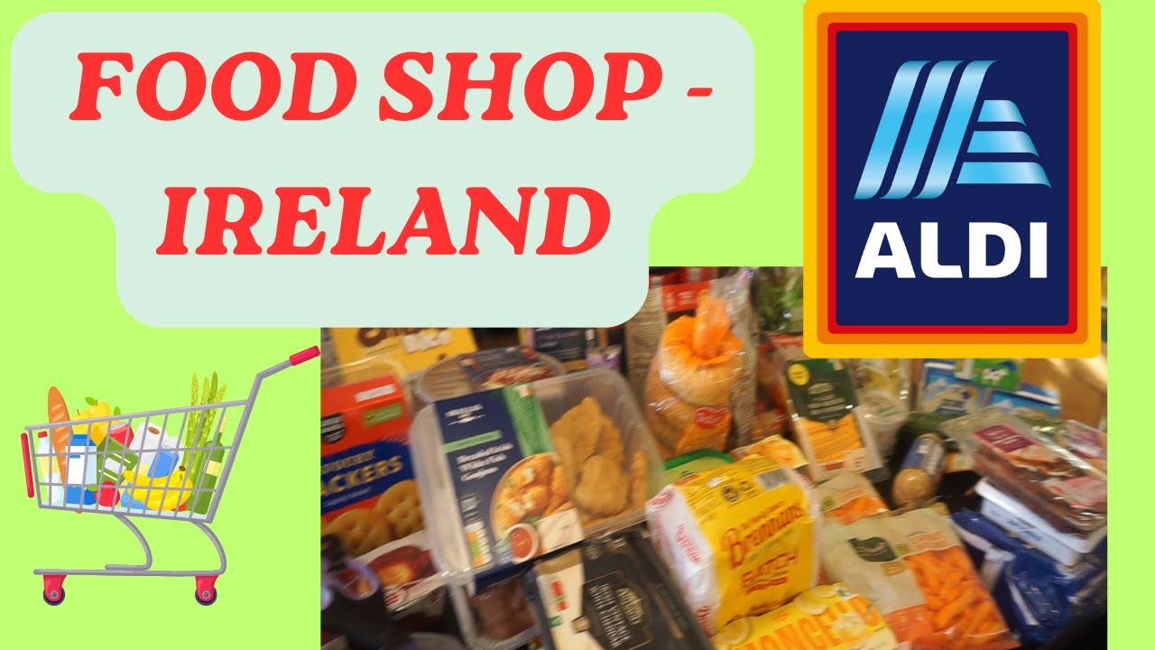Weekly Food Haul IRELAND for my Family of 3 adults with prices included ...