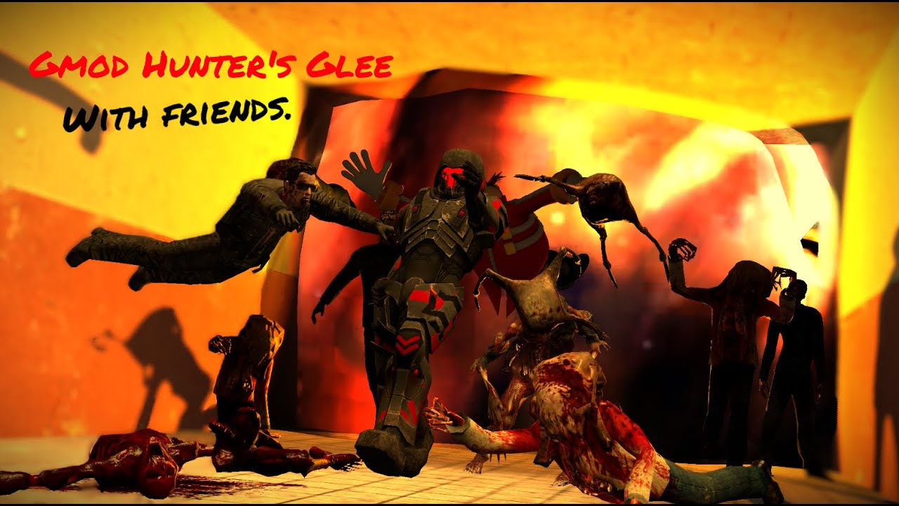 [Gmod] Surviving in hunter glee with friends. - YouTube