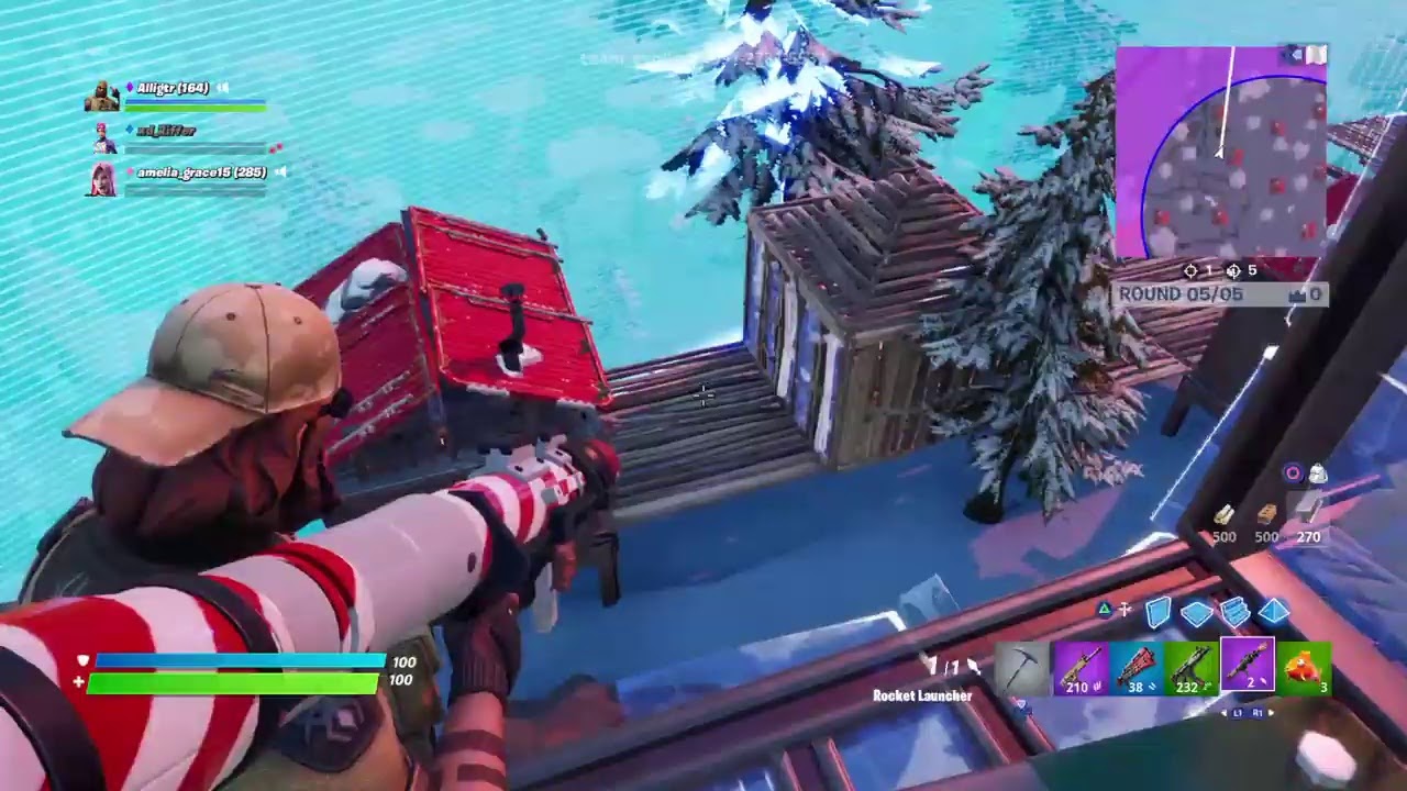 Fortnite battle royale w Elisha amelia and aaron - YouTube