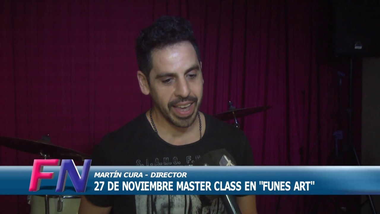 Claudio Cardone brindará una master class en Funes Art - YouTube