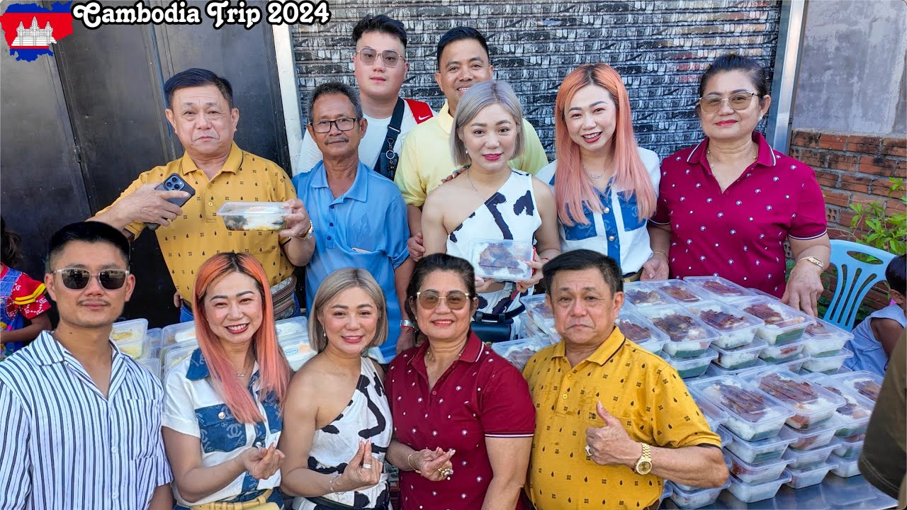 ចែកបាយ 600ប្រអប់ជូនដល់អំពូមុីង | Donate 600 Boxes of Food | 🇰🇭 (4K ...