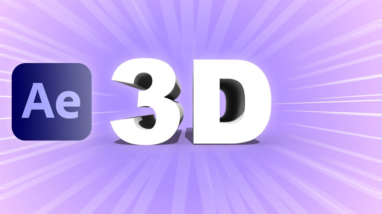 How to create 3D text in After Effects - Quick Tutorial - YouTube