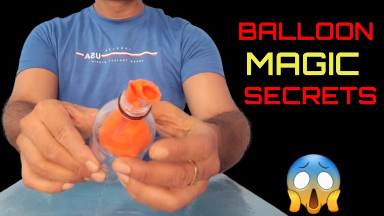 Secrets Of Balloon Magic 🎩 💥 || Revealed Magic Trick 😱😱😱 - YouTube