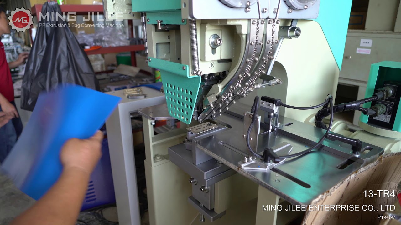 Lever arch file Quadruple Riveting Machine-13 TR4 (sliding type) - YouTube