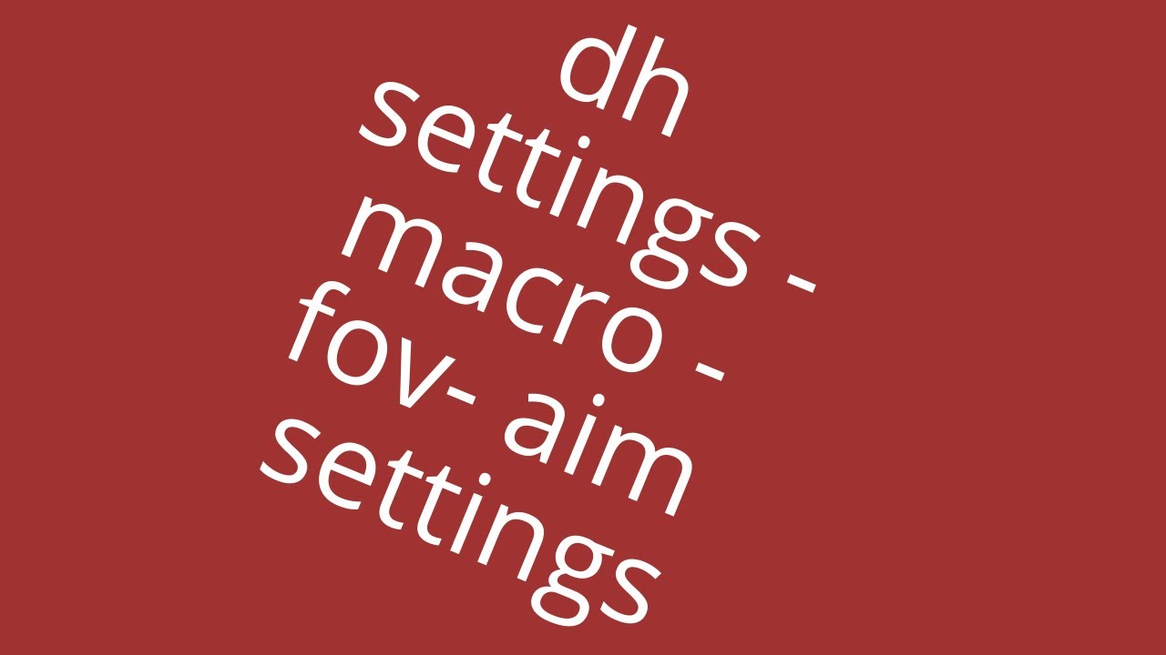 [Da Hood] tips - macro - my settings - recommended fov - YouTube