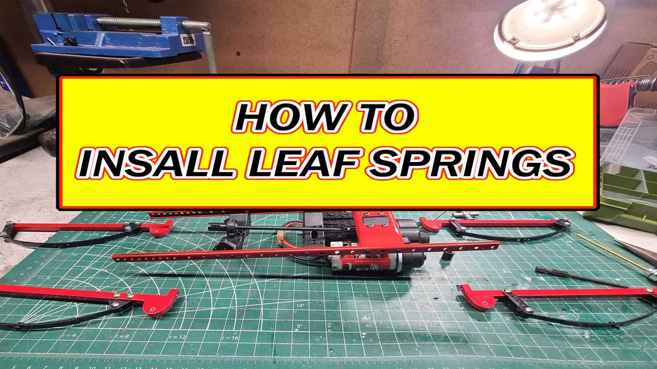 Leaf Springs How to INSTALL in your RC Car / Truck / Crawler # ...