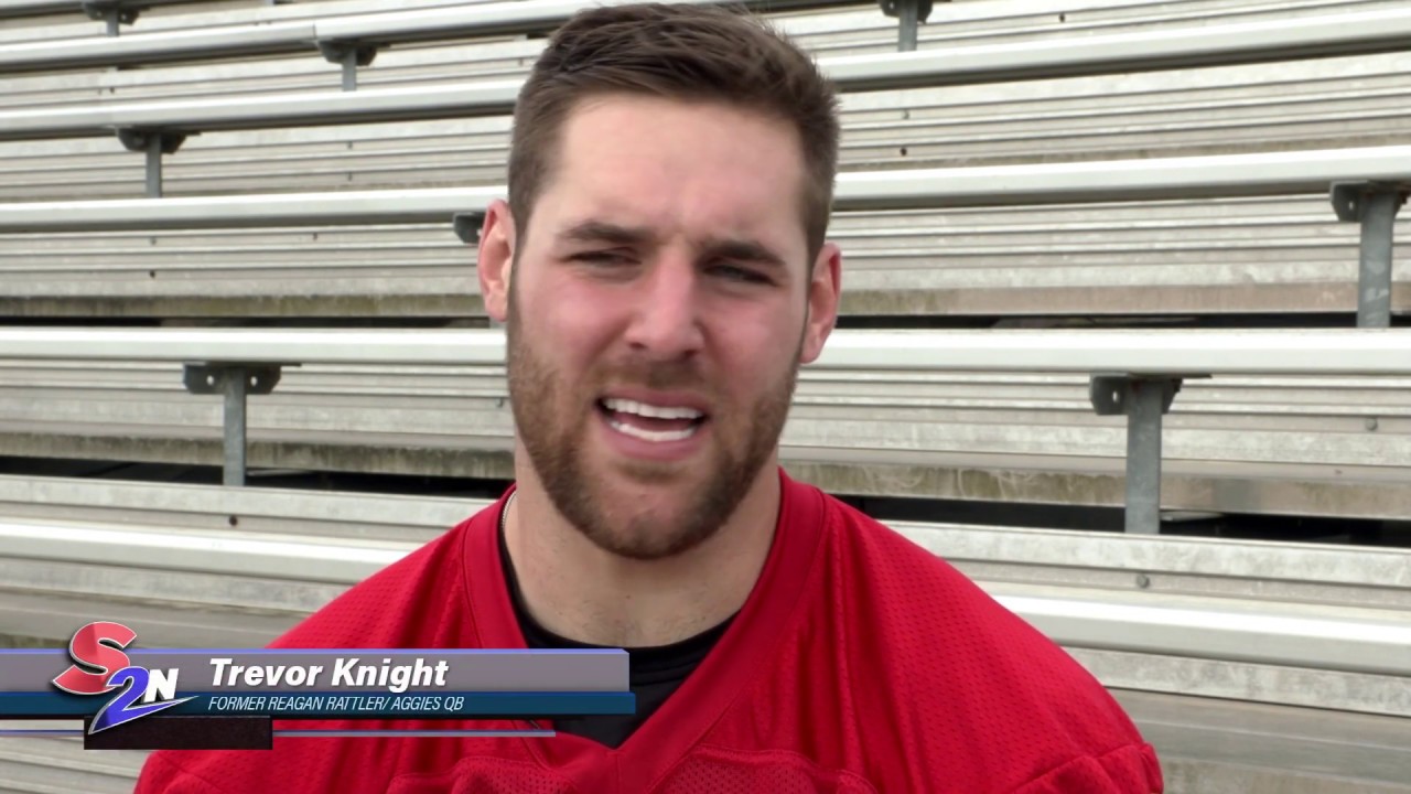 Trevor Knight (Former QB for Reagan High School) now with Alliance of ...