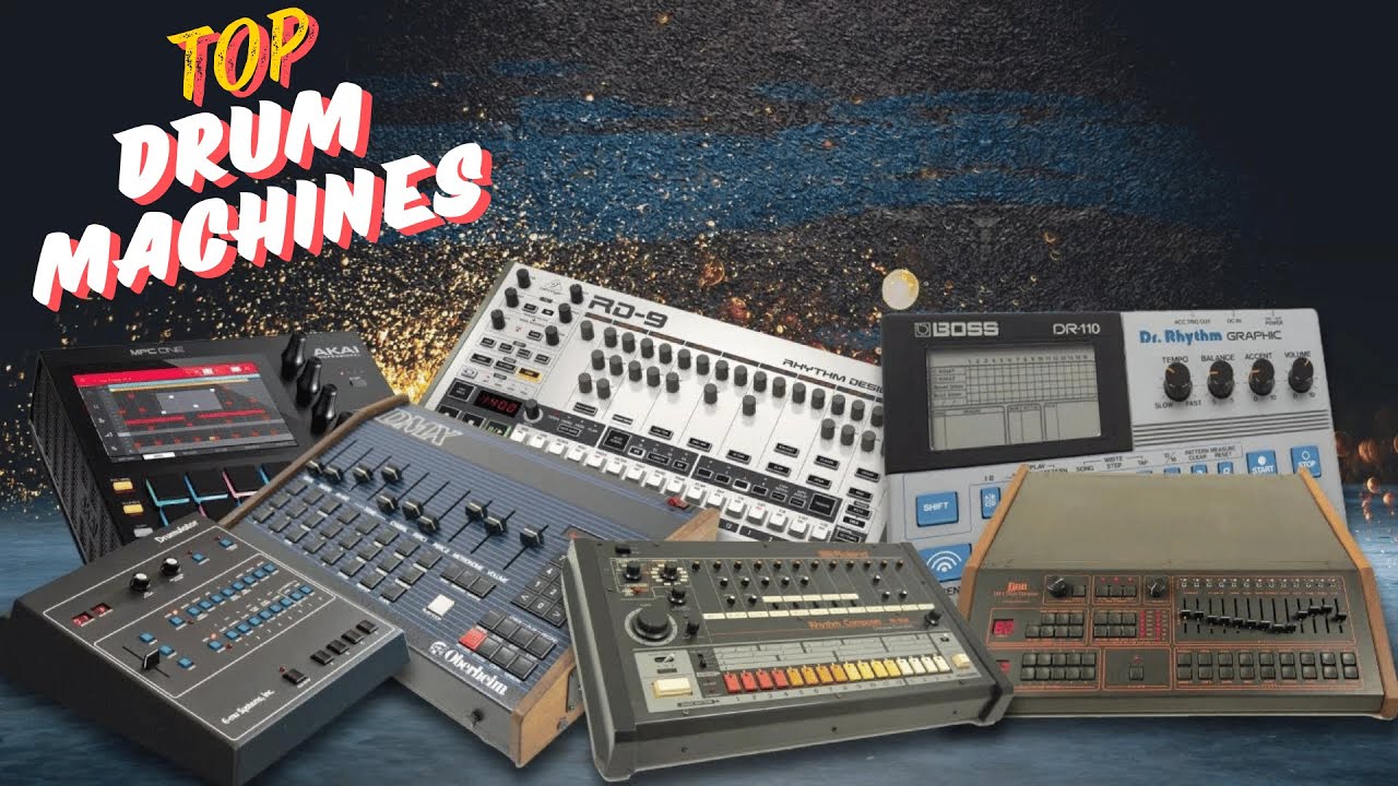A few of the best Drum Machines ever - YouTube