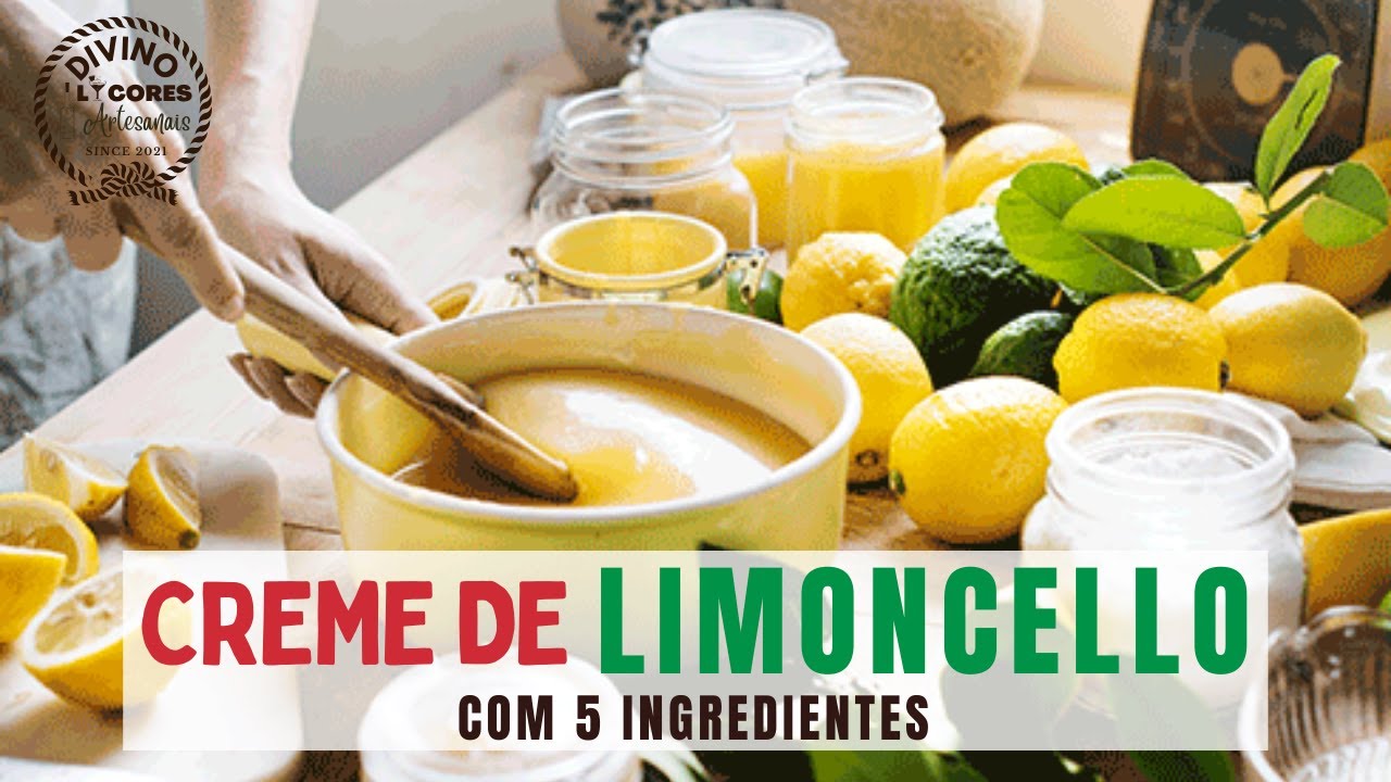 [Passo a Passo]Como Fazer Creme de Limoncello Italiano-Receita Licor de ...