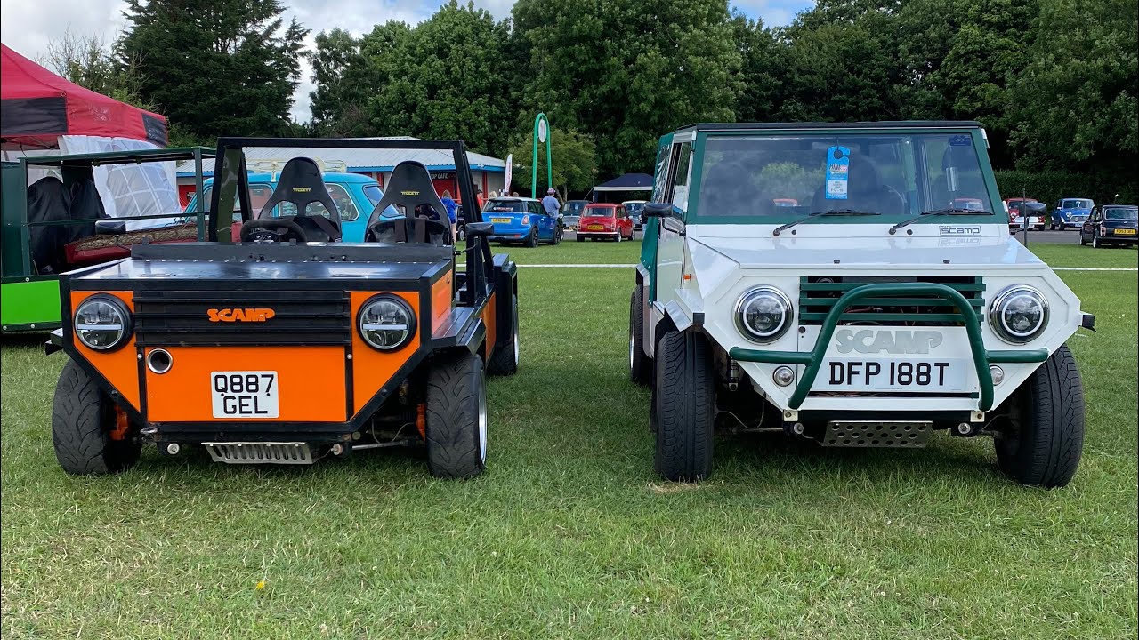MINI SCAMP MK2 AND MK3 PARADE LAP CASTLE COMBE | Mini action day ...