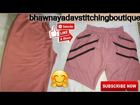 DIY Lower se Half Nikar( capri) banaye bhot asan tarike se cutting and ...