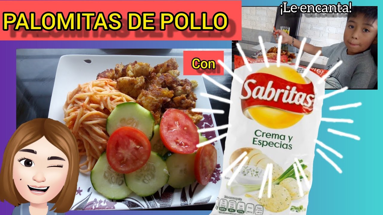 Hice PALOMITAS DE POLLO 🍗 con SABRITAS | Crujientes + les encantó 🧒🏻👶🏻 ...