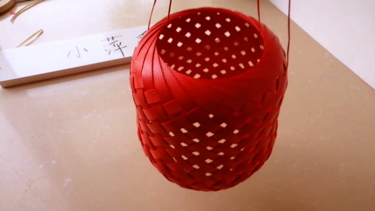 Teach you how to weave a lantern, super simple, beautiful and easy to ...