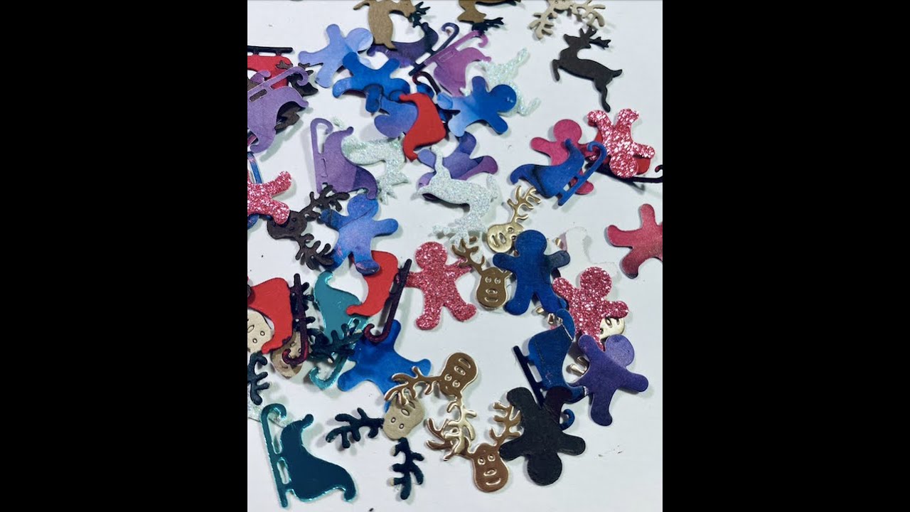 How to make your own Christmas confetti/shaker bits. | Christmas in ...