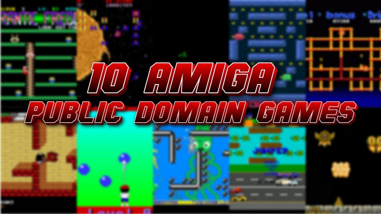 10 Amiga Public Domain Games - YouTube