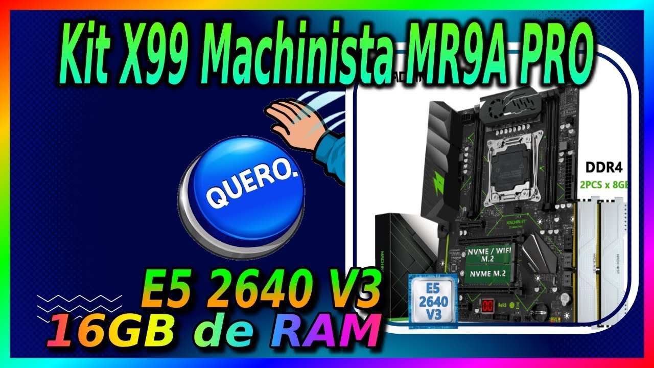 Kit X99 MR9A PRO - Chipset Q87 - YouTube