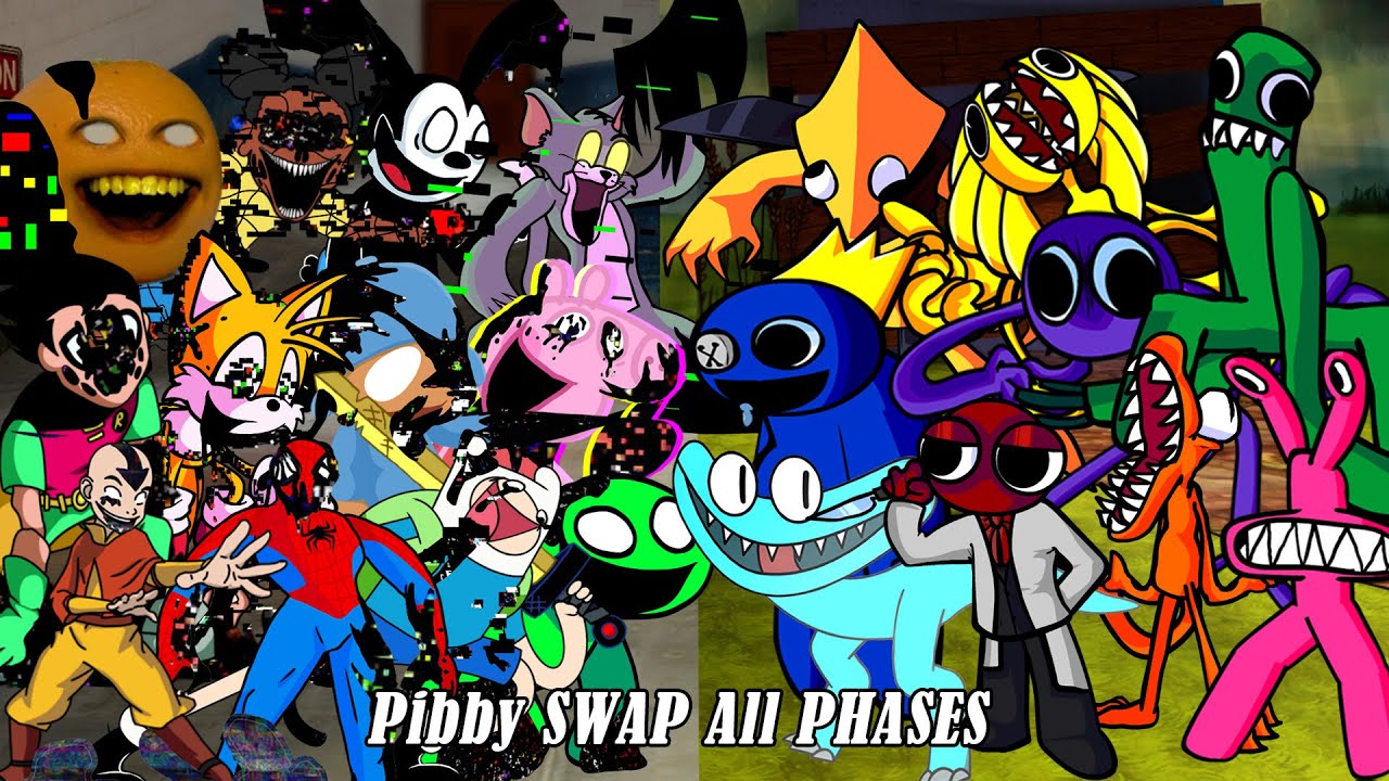 [SWAP Chapter 2] FNF Friends To Your End but Pibby ALL PHASES Vs ...