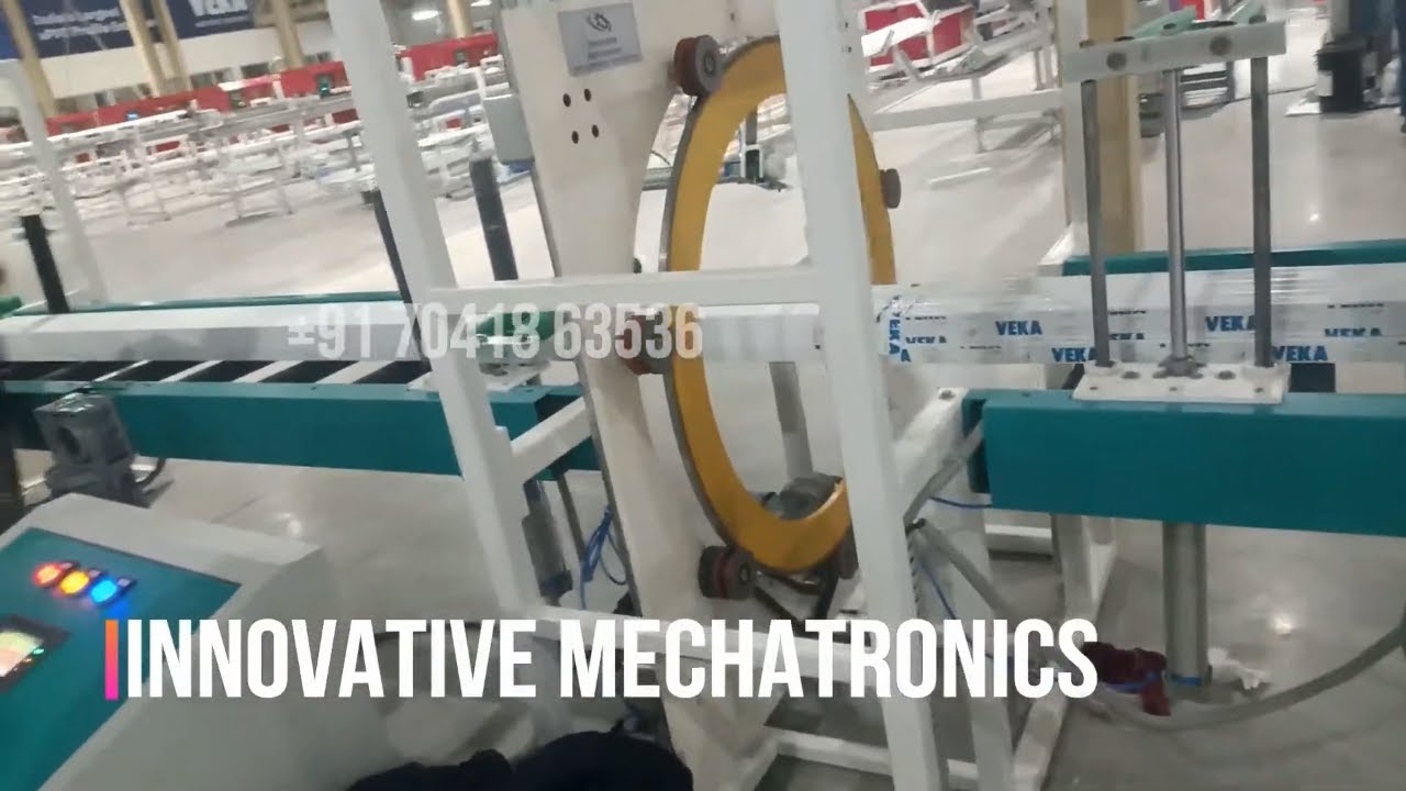 Ring stretch wrapping machine | orbital stretch wrapping machine - YouTube
