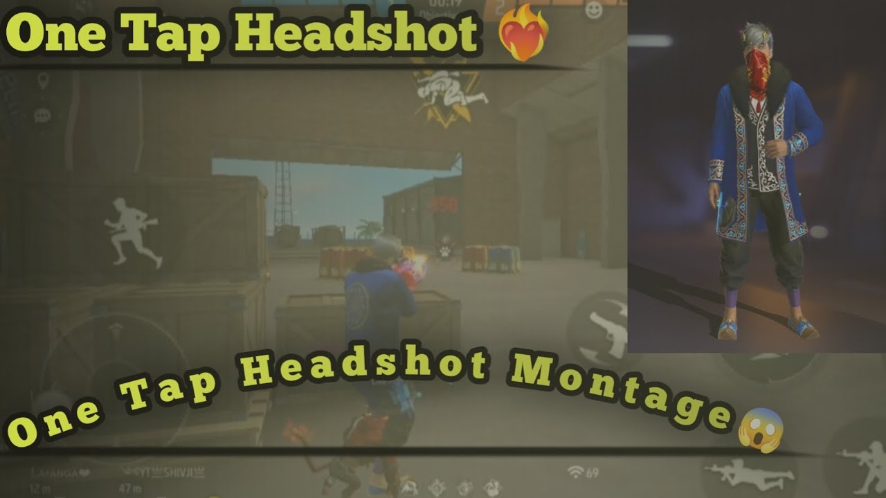 Free Fire One Tap Headshot 😱, Free Fire One Tap Headshot Montage🔥, One ...