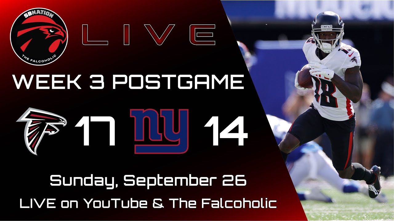 Falcons vs Giants Week 3 Postgame Show: The Falcoholic Live - YouTube