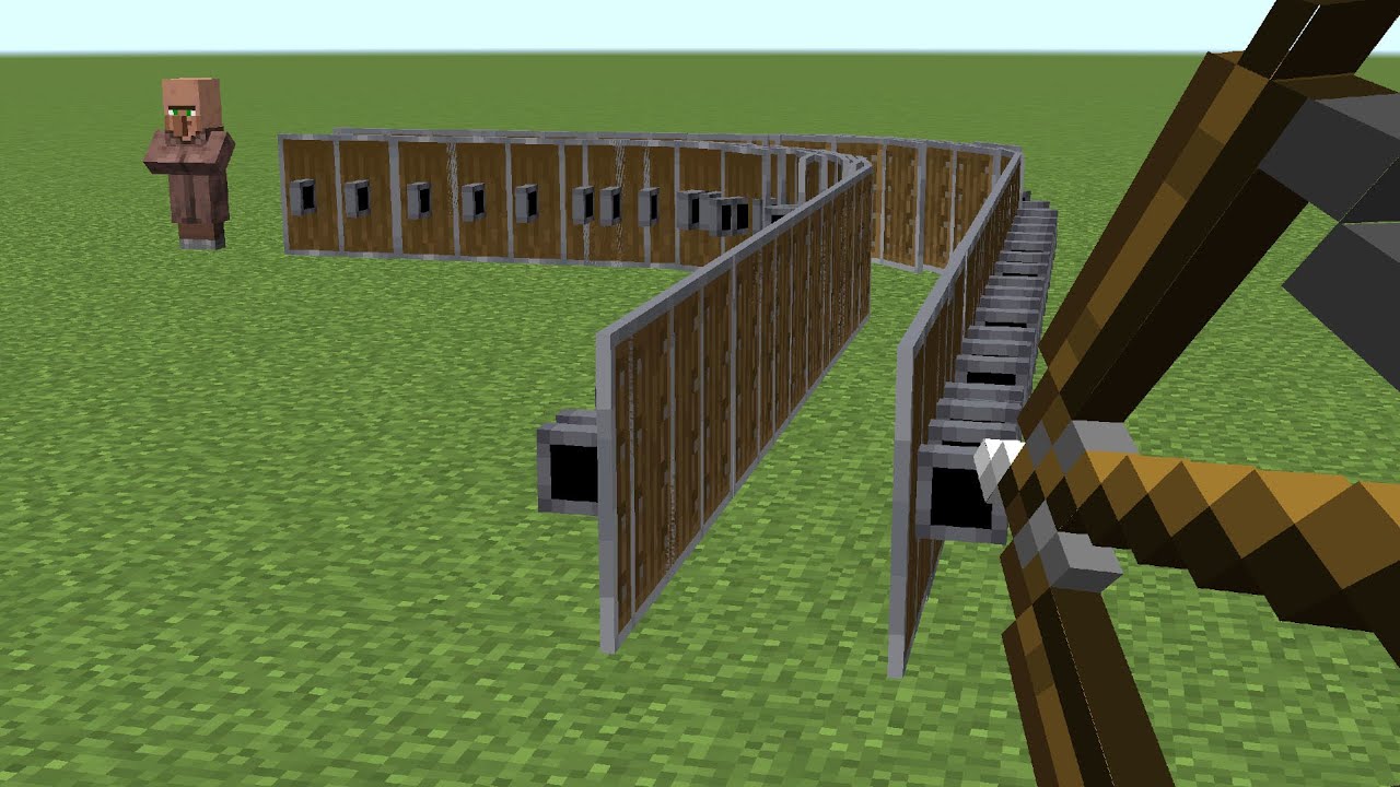 aimbot with shields in minecraft - YouTube