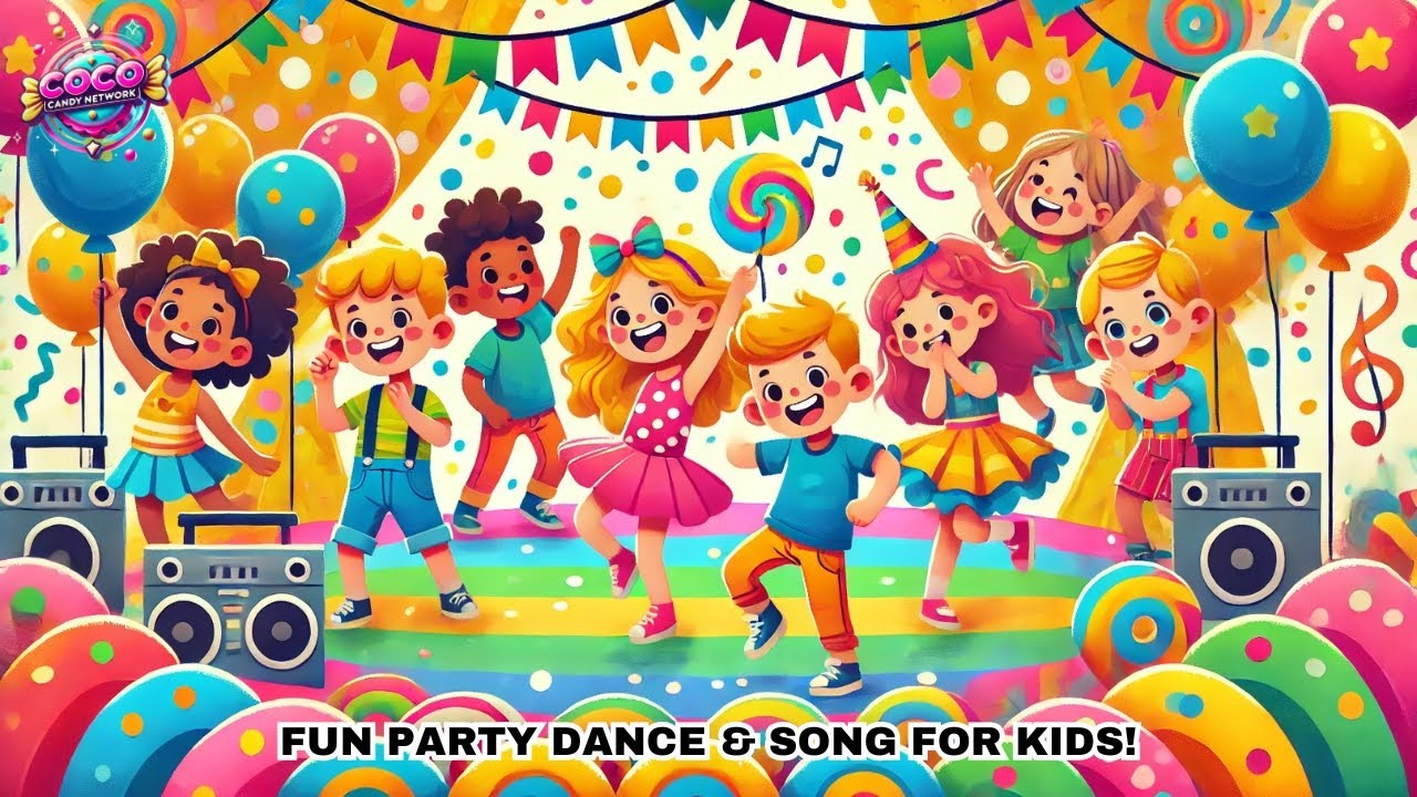 Let’s Dance with Friends! Fun Party Song for Kids! - YouTube