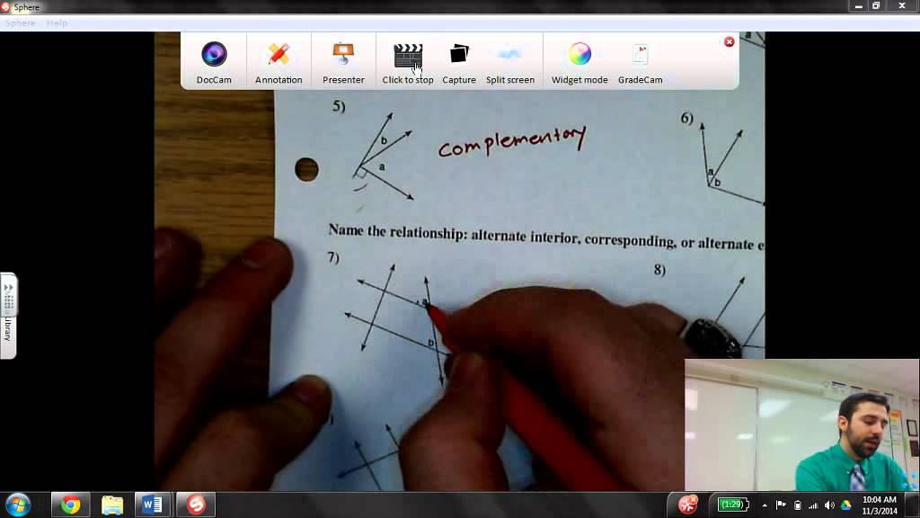 Solving Problems using Angle Relationships - YouTube