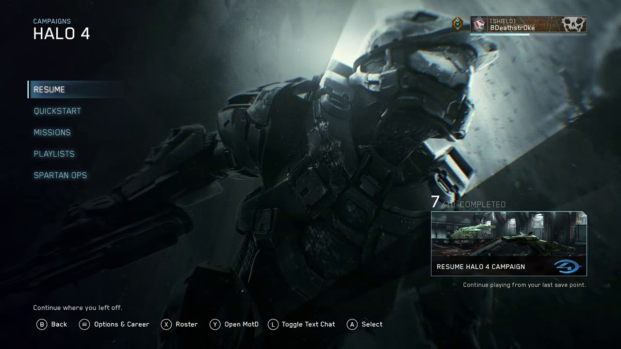 (halo the master Chief collection) halo 4 menu theme - YouTube