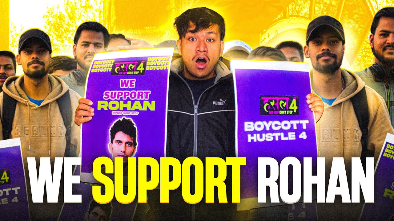 BOY₹COTT MTV HUSTLE 🤬 WE SUPPORT ROHAN CARIAPPA PUBLIC REACTION | RAP CYPHER - YouTube