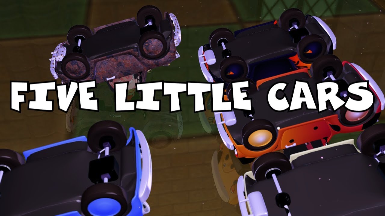 Five Little Cars Song | Car Songs | Kids Songs | Frozen Songs | Nursery ...