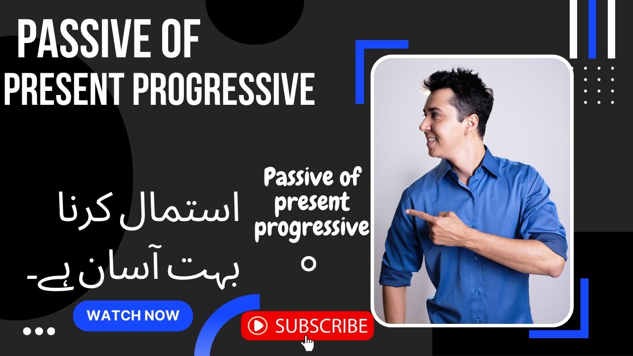 Passive of Present Progressive Tense | passive voice | #passivevoice ...