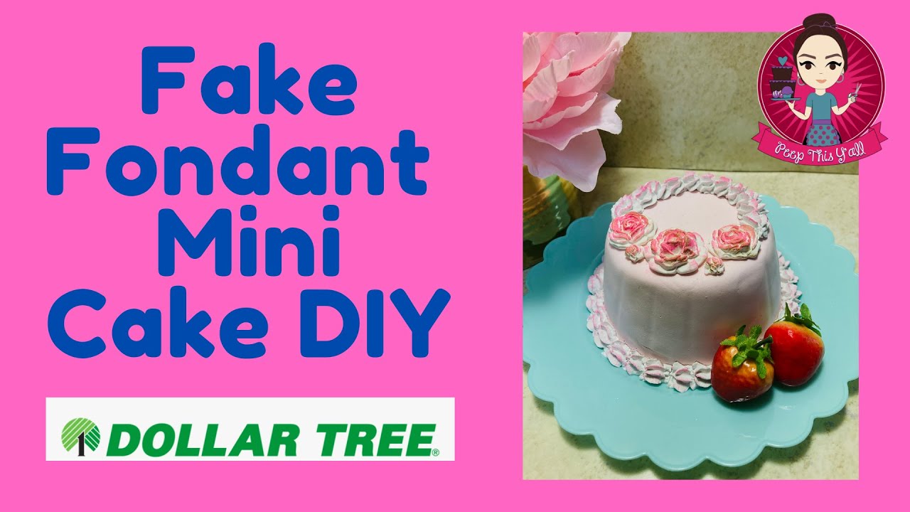 How To Make Mini Fondant Cakes