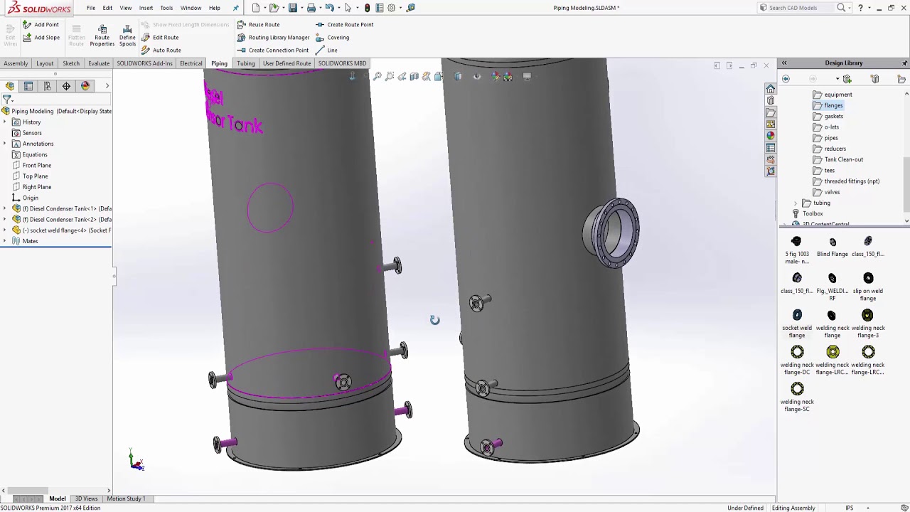 SOLIDWORKS Modeling Pipe YouTube solidworks-modeling-pipe-youtube